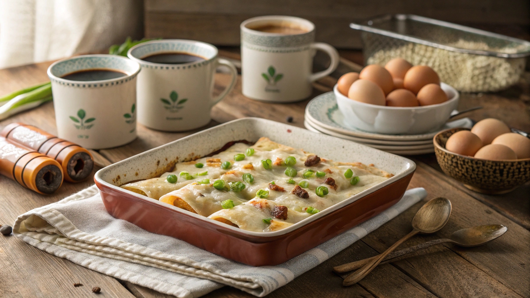 New Southern Breakfast Enchiladas with Sausage Gravy DIY Fire - Thine ...