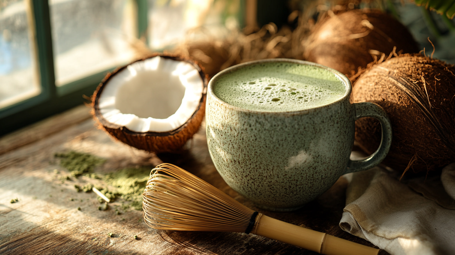 Creamy, Tropical, Zen: Why Coconut Matcha Is Your New Obsession